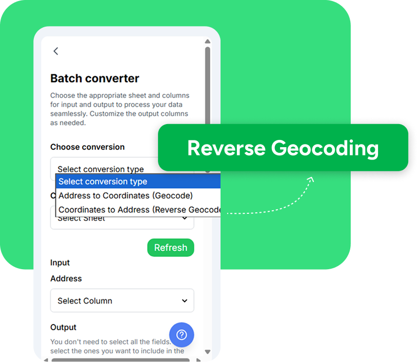 Geocode Finder - Batch Geocoder & Reverse Geocoder